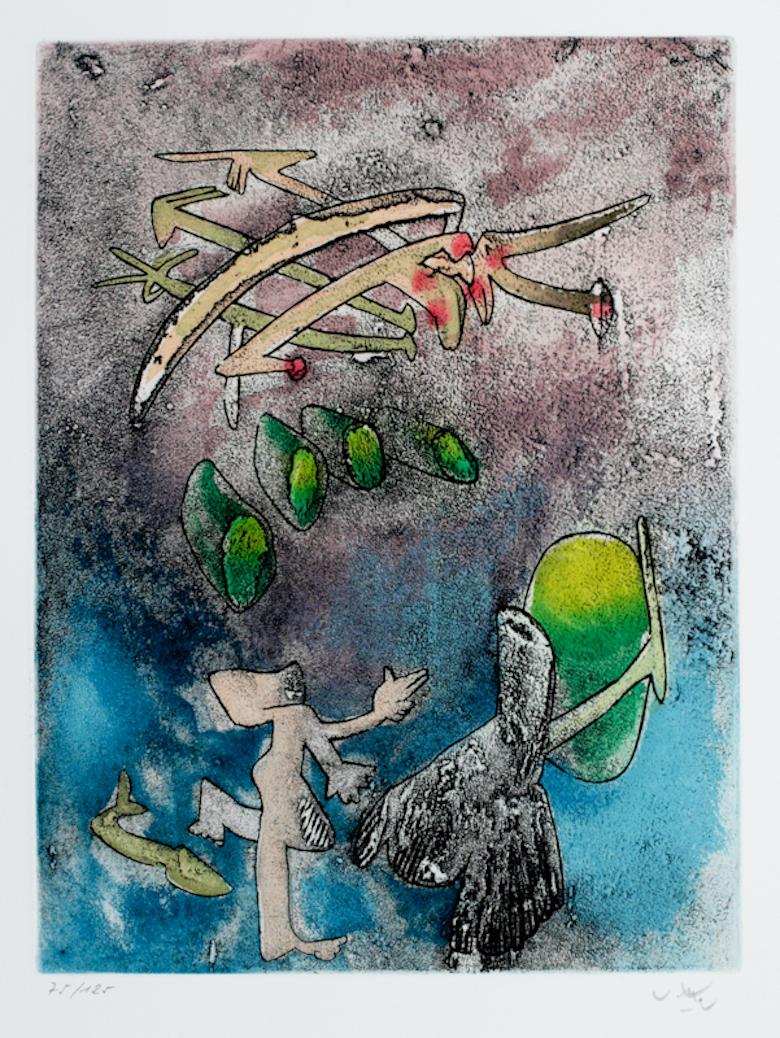 Roberto Matta - L'eau est Mana For Sale at 1stDibs