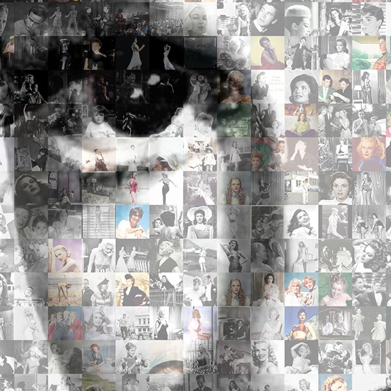 Robin Austin - Judy Garland, Photomosaic, Acrylic For Sale at 1stDibs