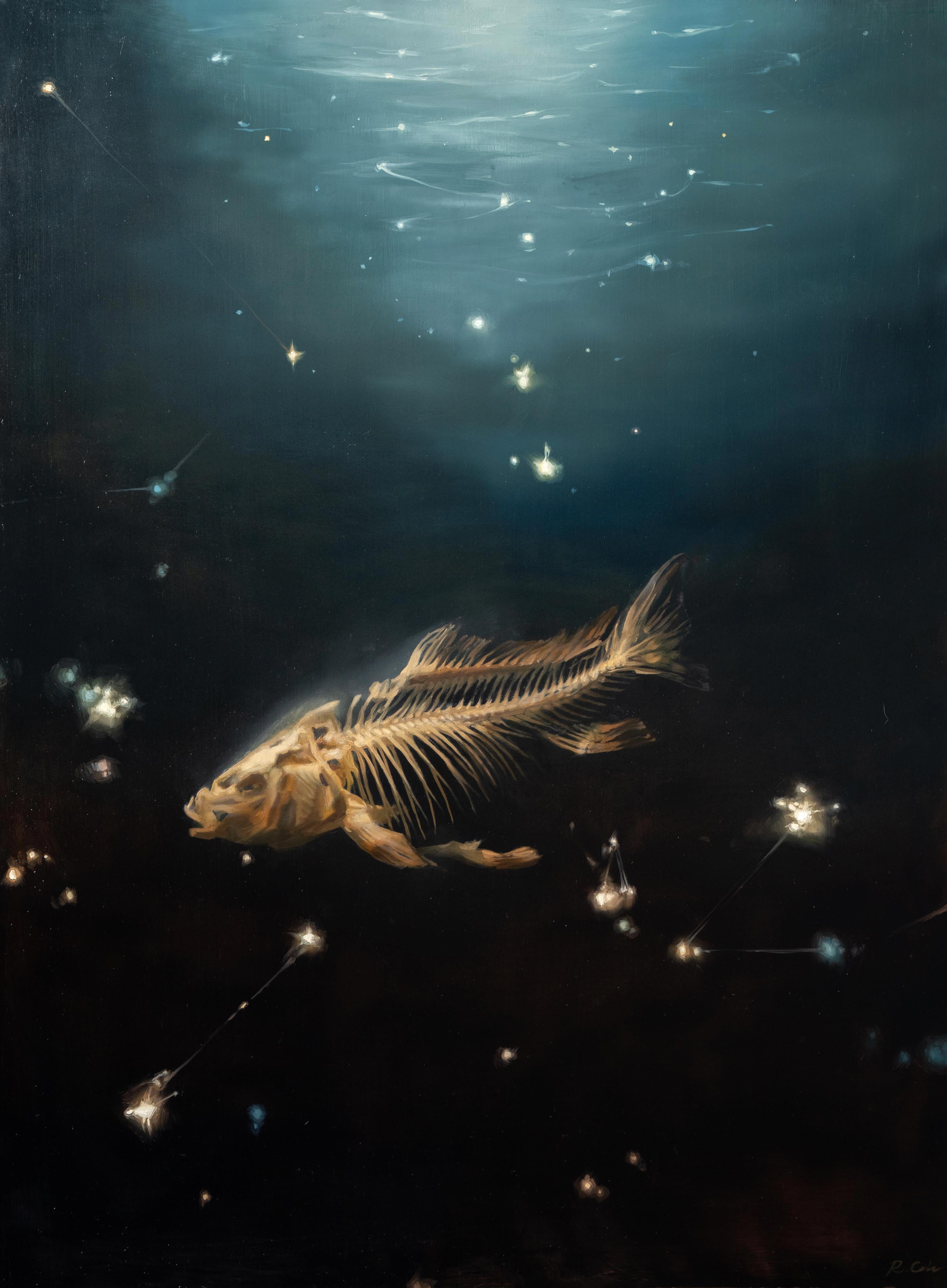 Robin Cole - Ladder to the Stars, 24 x 18 Oil Painting For Sale at 1stDibs