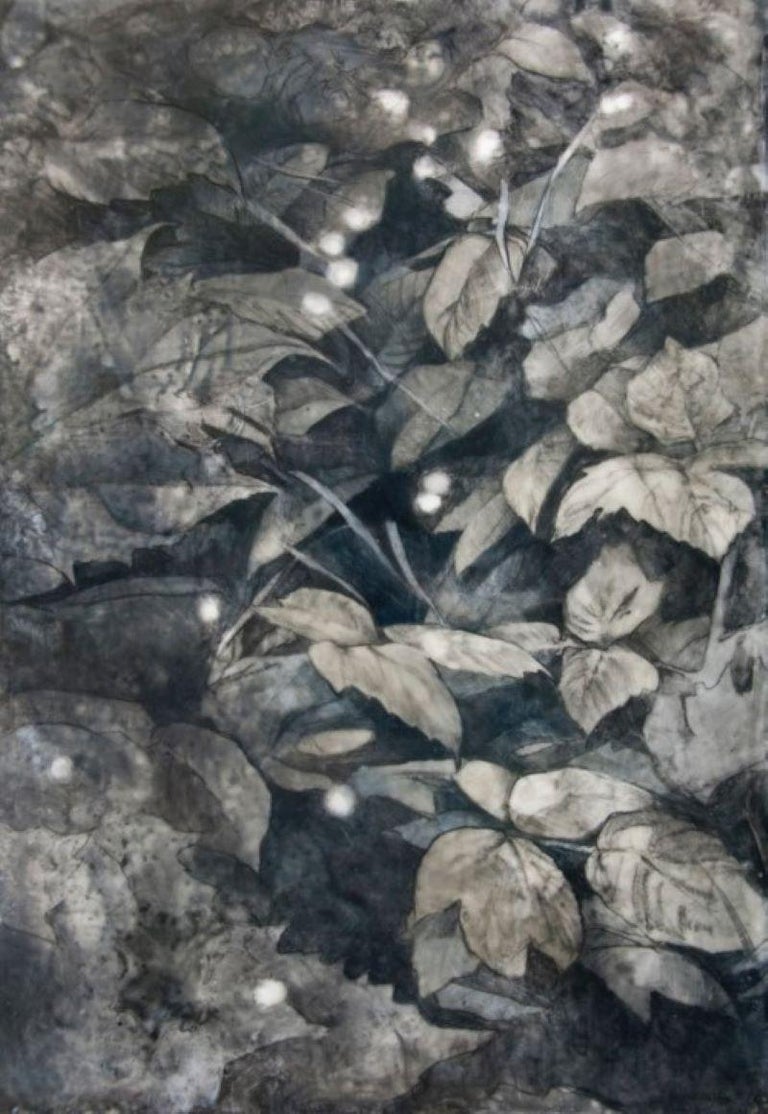 Robin Cole - "Lightening" Encaustic and Charcoal Painting For Sale at ...