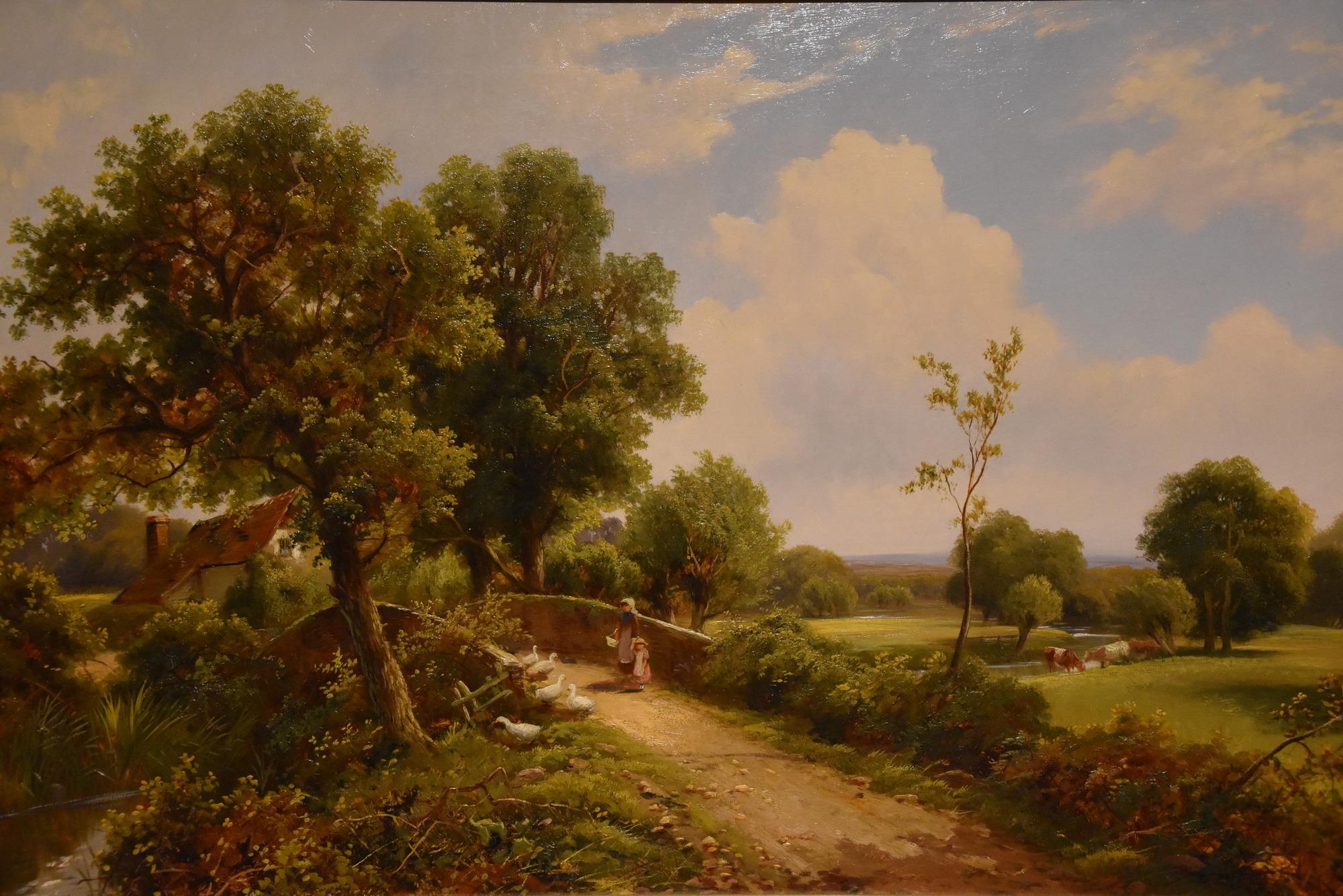 Robin Fenson - Oil Painting by Robin Fenson "A Tranquil Day by the ...