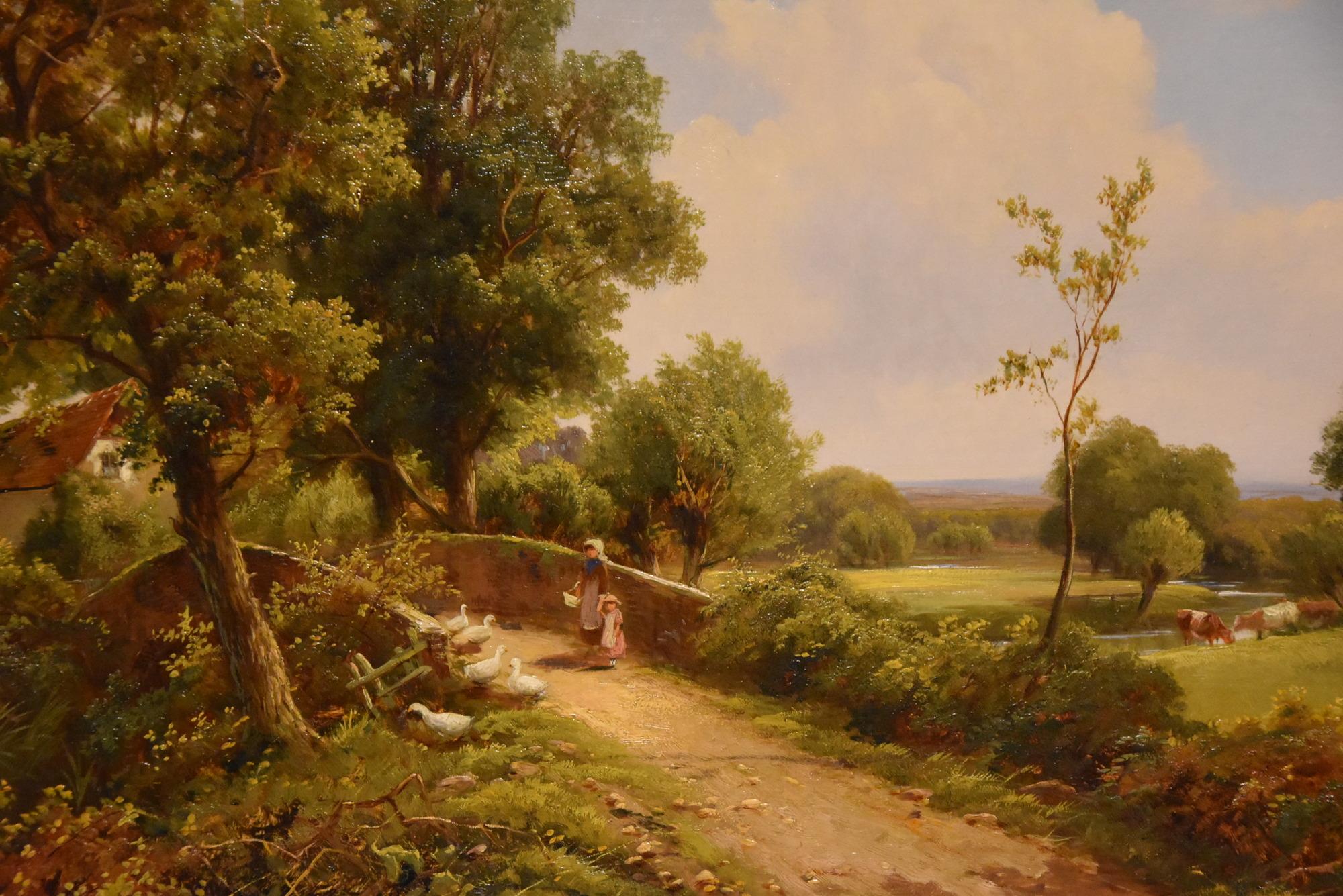 Robin Fenson - Oil Painting by Robin Fenson "A Tranquil Day by the ...