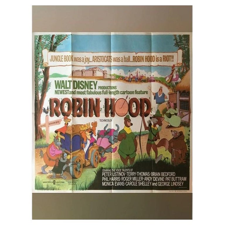 Robin Hood, Unframed Poster, 1973 For Sale at 1stDibs