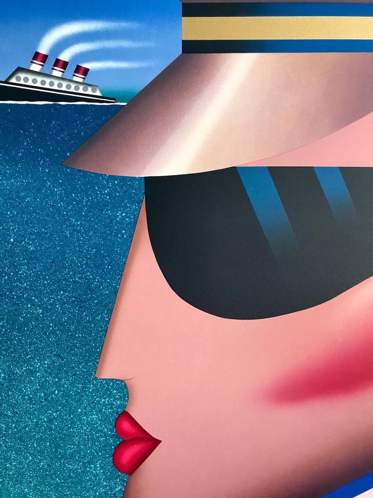 Robin Morris - COMMODORE Signed Lithograph, Ship Officer Portrait ...