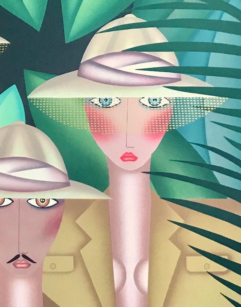 Robin Morris - THE EXPEDITION Signed Lithograph, Group Portrait ...