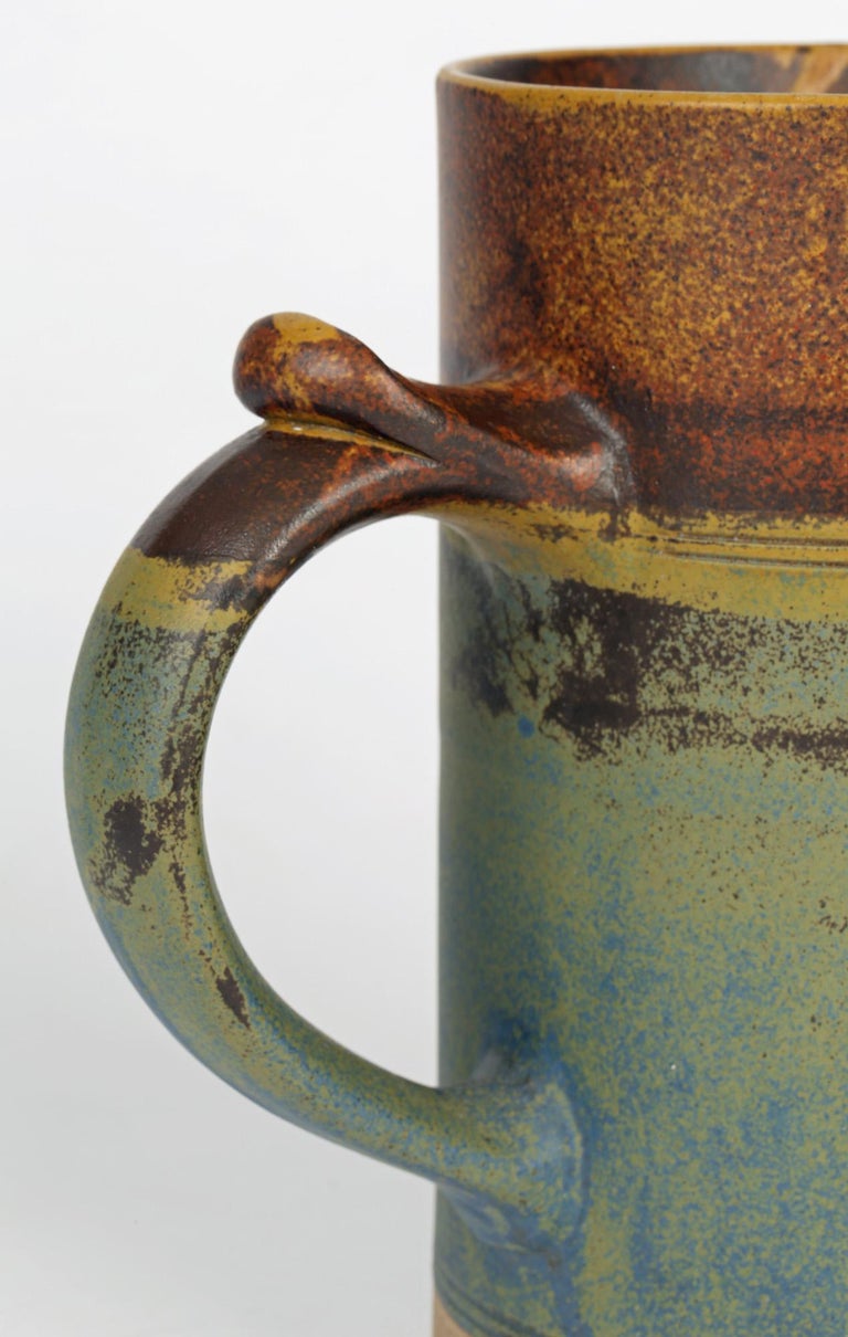 Robin Welch Large Glazed Stoneware Studio Pottery Jug For Sale at ...