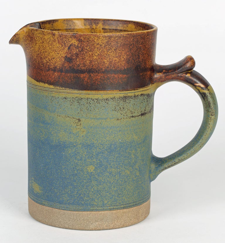 Robin Welch Large Glazed Stoneware Studio Pottery Jug For Sale at ...