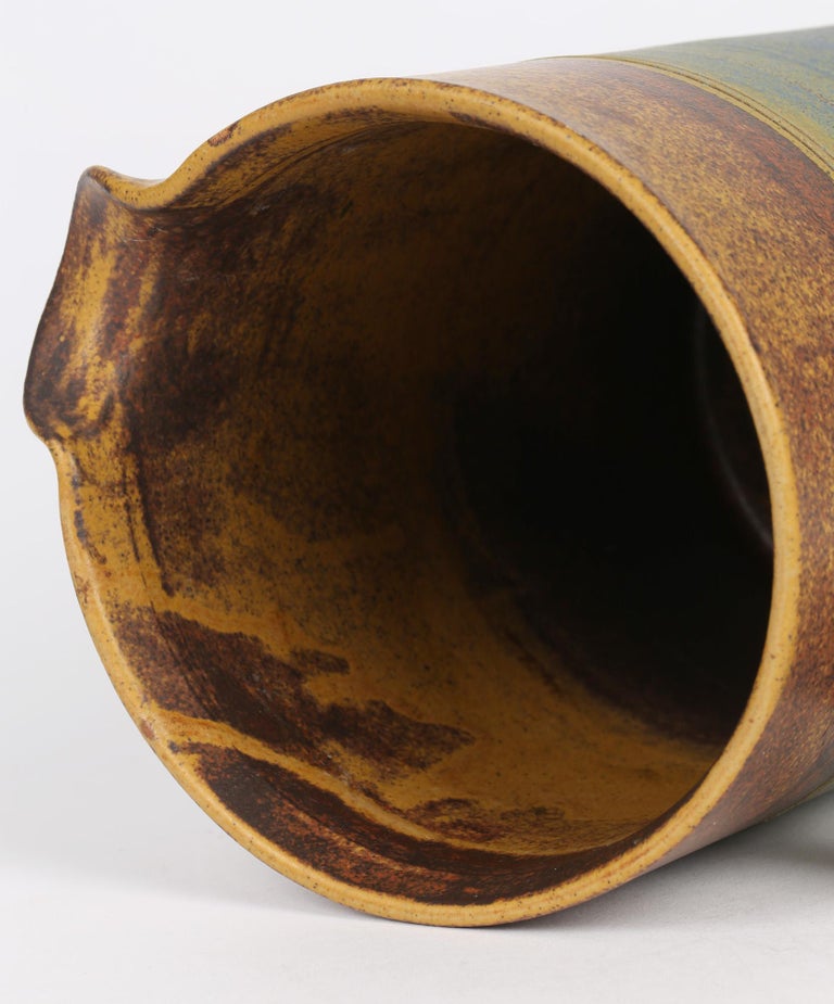 Robin Welch Large Glazed Stoneware Studio Pottery Jug For Sale at ...