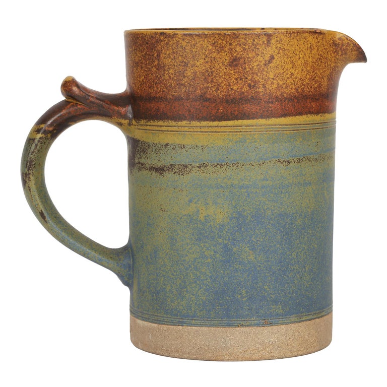 Robin Welch Large Glazed Stoneware Studio Pottery Jug For Sale at ...