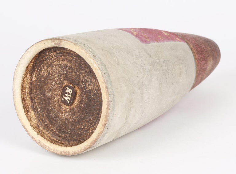 Robin Welch Studio Pottery Panel Glazed Stonware Graduated Cylindrical ...