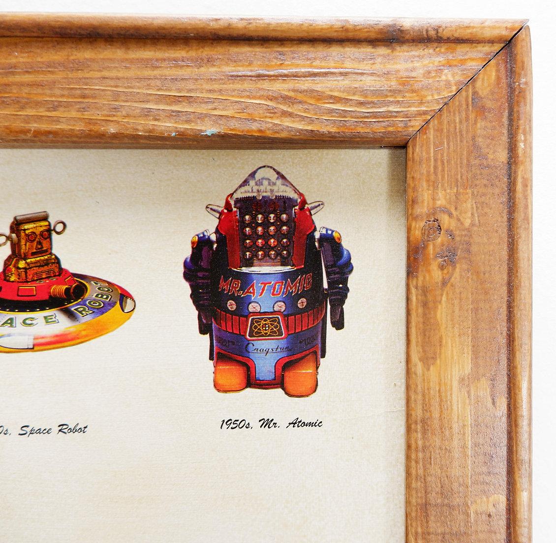 "Robots collection" Poster on panel - Circa 2010s For Sale at 1stDibs