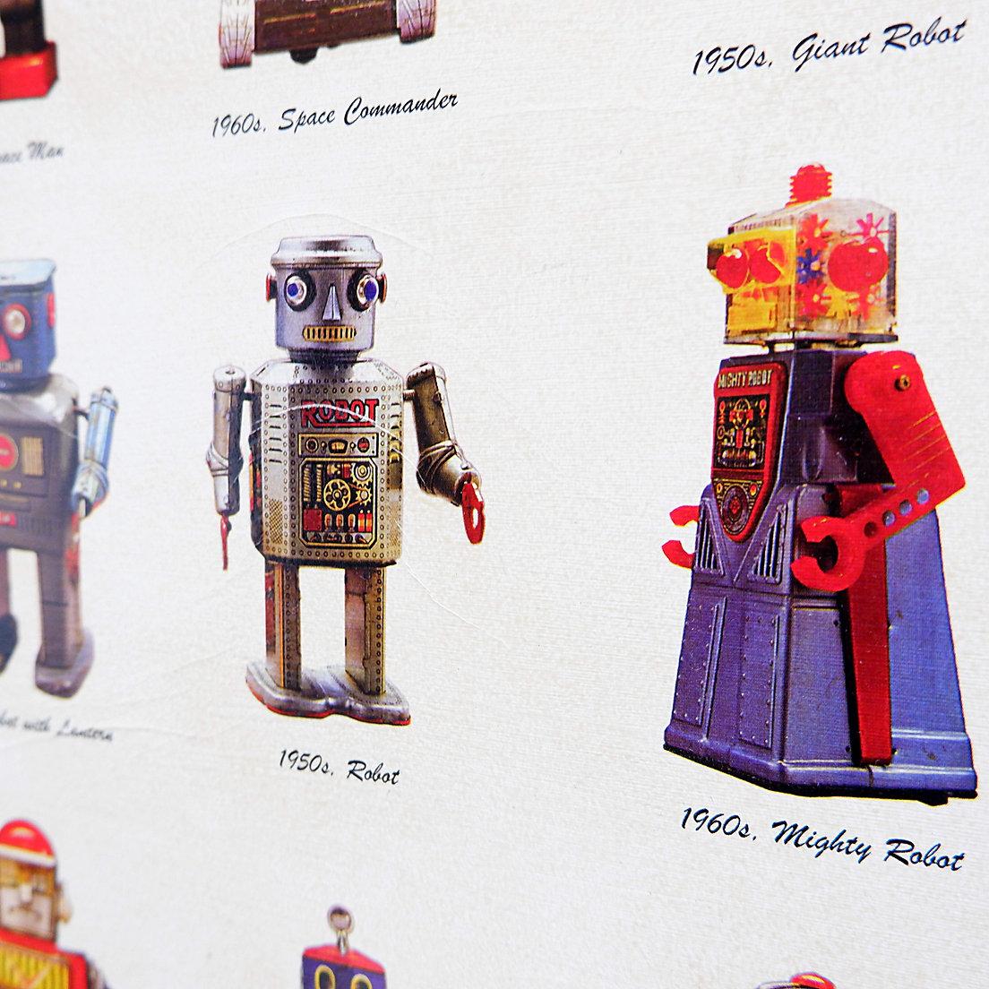 "Robots collection" Poster on panel - Circa 2010s For Sale at 1stDibs