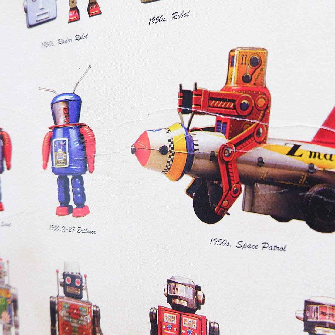 "Robots collection" Poster on panel - Circa 2010s For Sale at 1stDibs