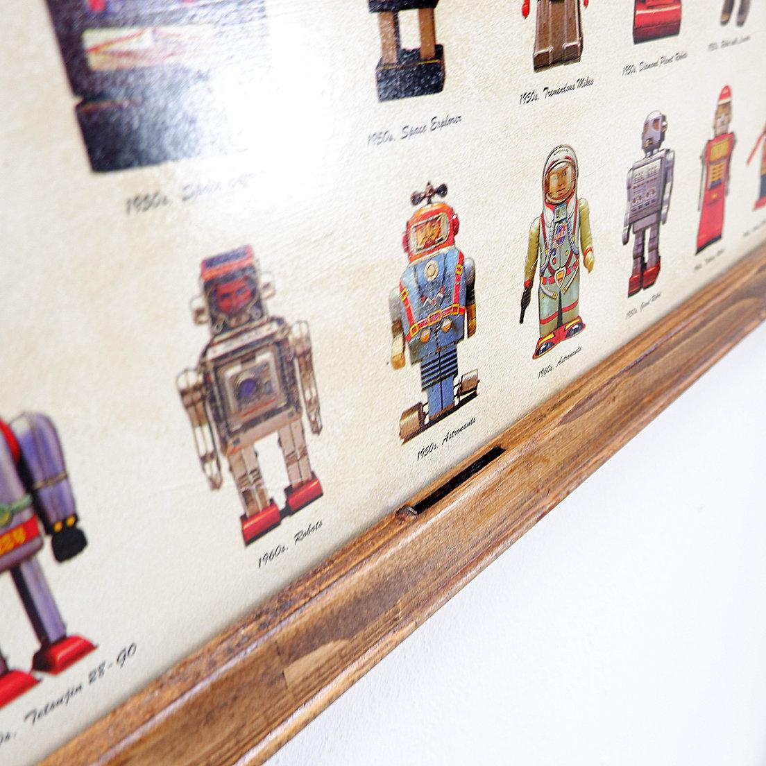"Robots collection" Poster on panel - Circa 2010s For Sale at 1stDibs