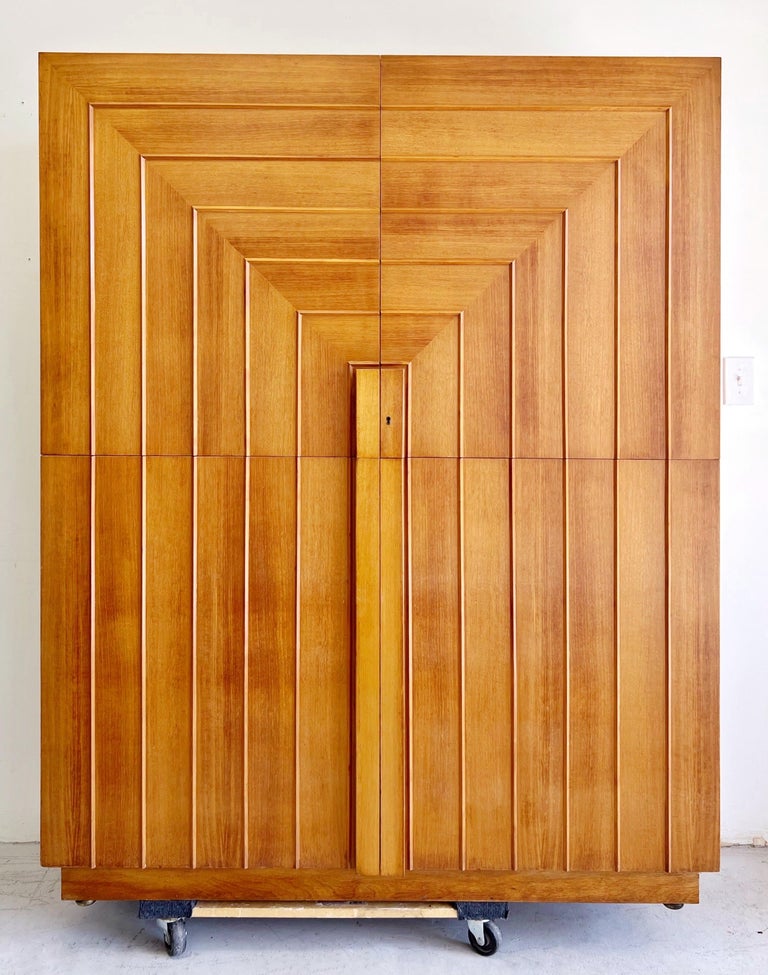 Robsjohn Gibbings Rectilinear Cabinet Credenza for Widdicomb at 1stDibs