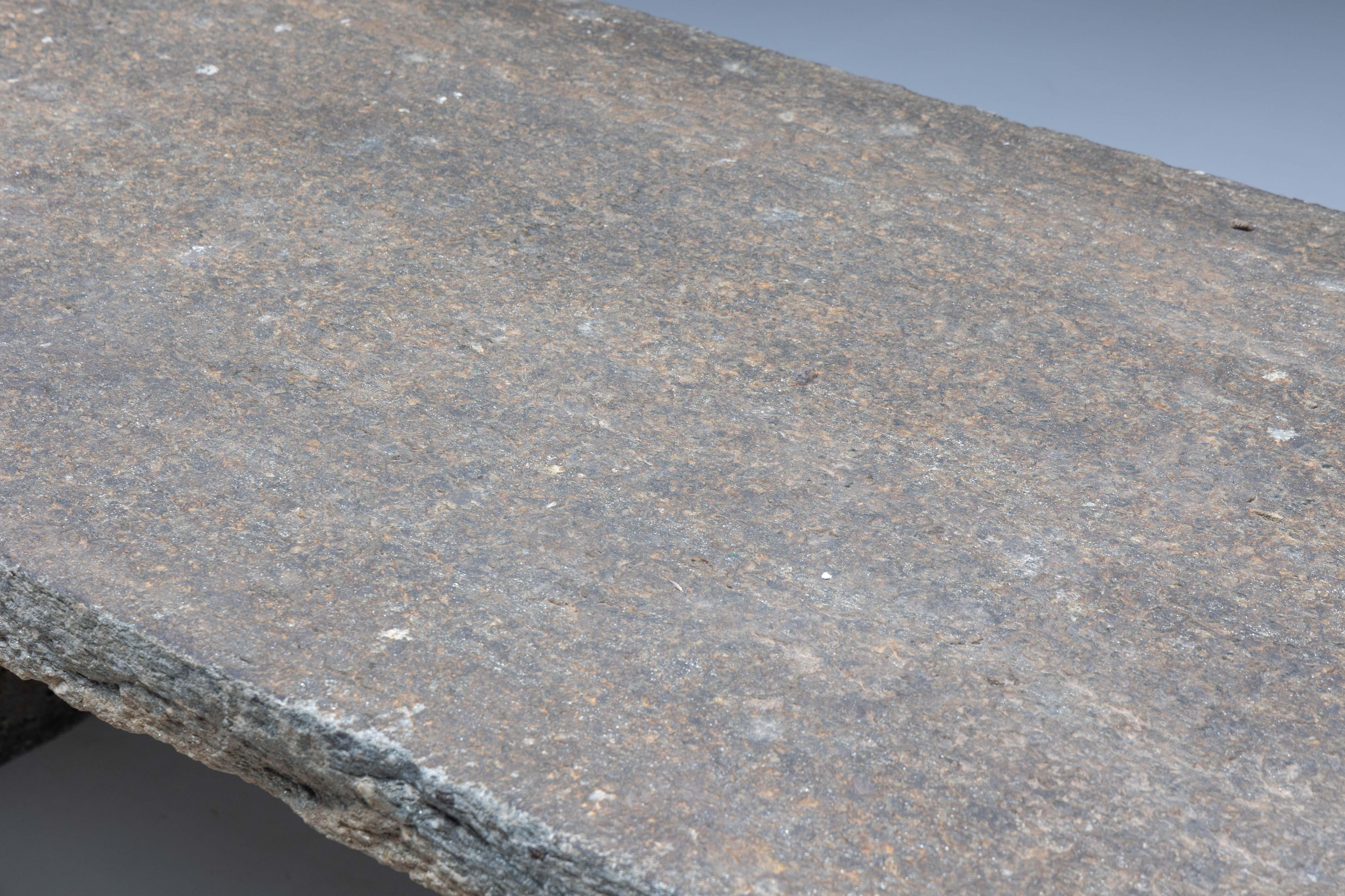 Robust Italian Stone Dining Table, Italy, 18th Century For Sale at 1stDibs