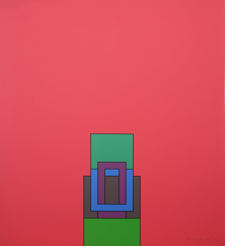 Robyn Denny - The Heavenly Suite (pink) For Sale at 1stDibs