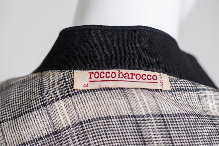 Roccobarocco Vintage Elegant Shirt For Sale at 1stDibs