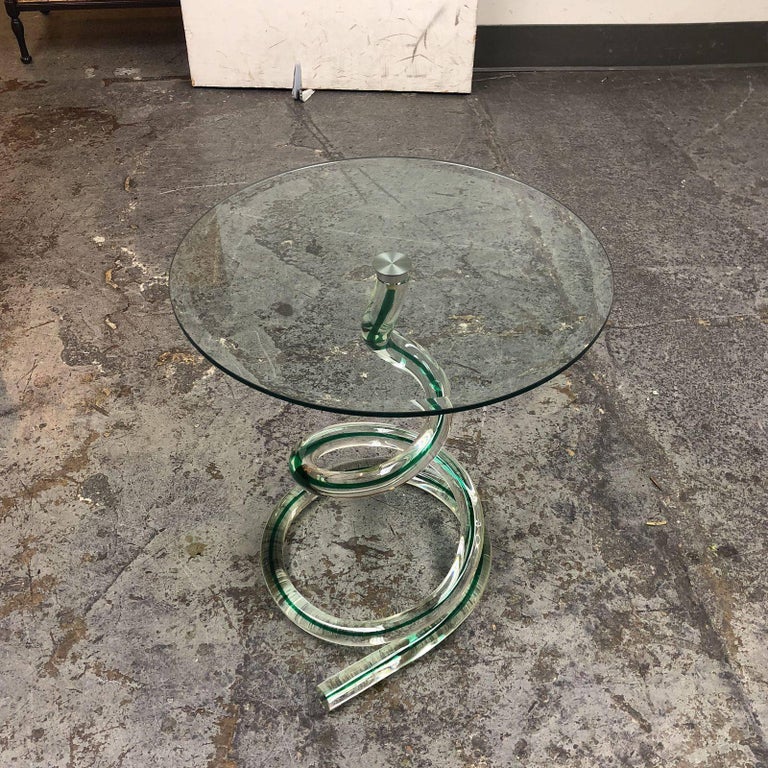 Roche Bobois Murano Glass Ghibli Side Table at 1stDibs