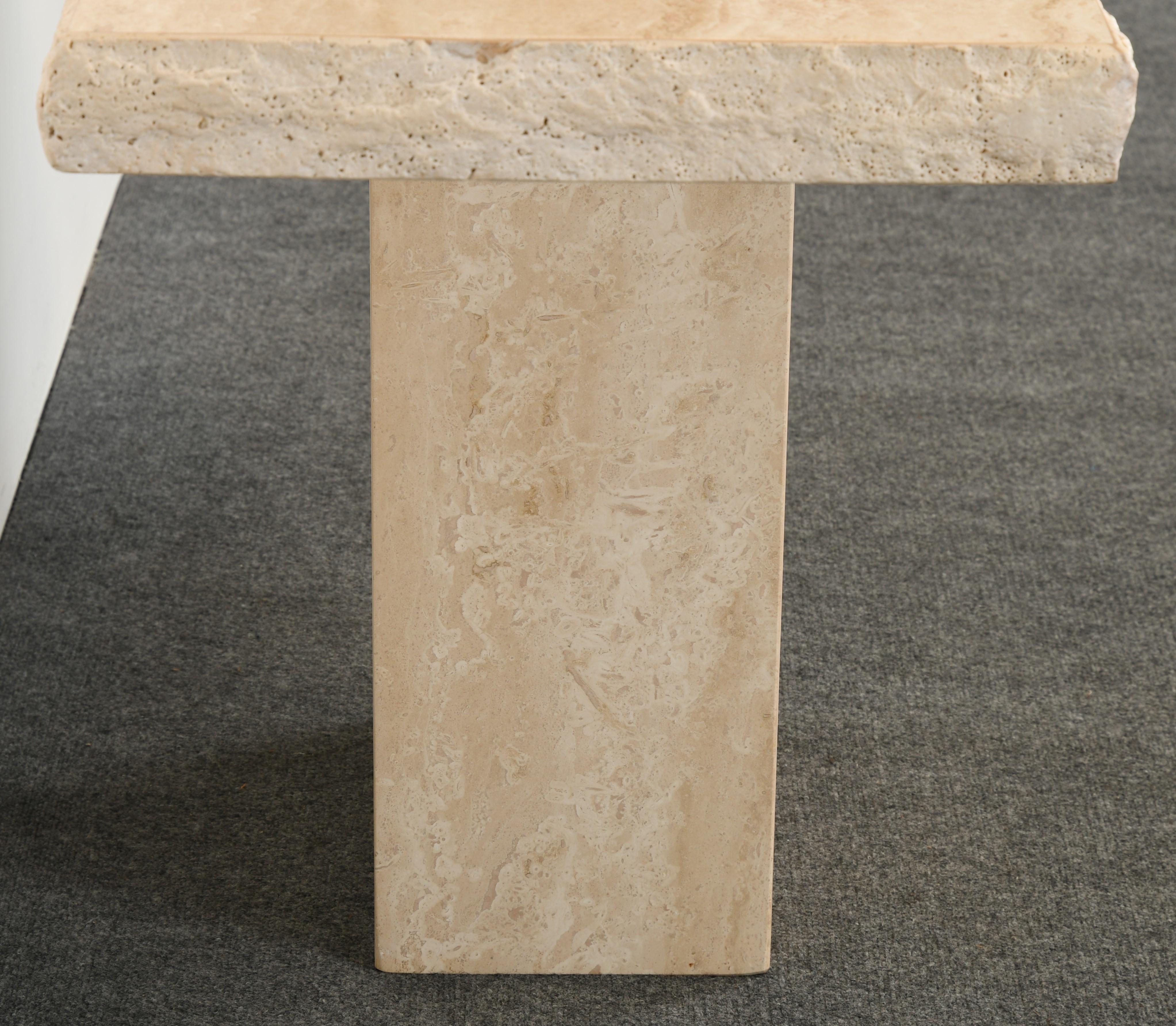 Roche Bobois Style Travertine Marble Console, 1990s at 1stDibs ...