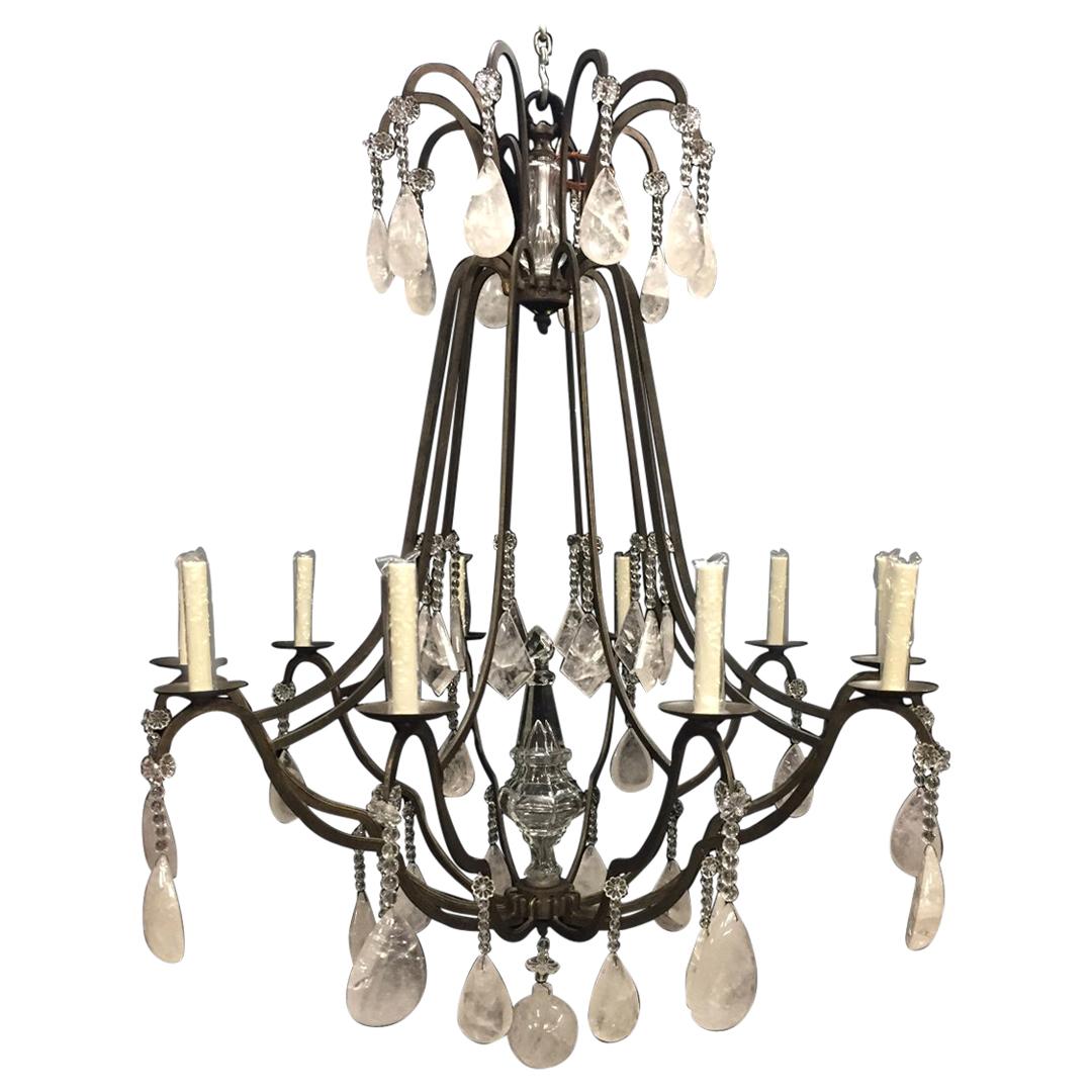 Rock Crystal Star Light For Sale at 1stDibs