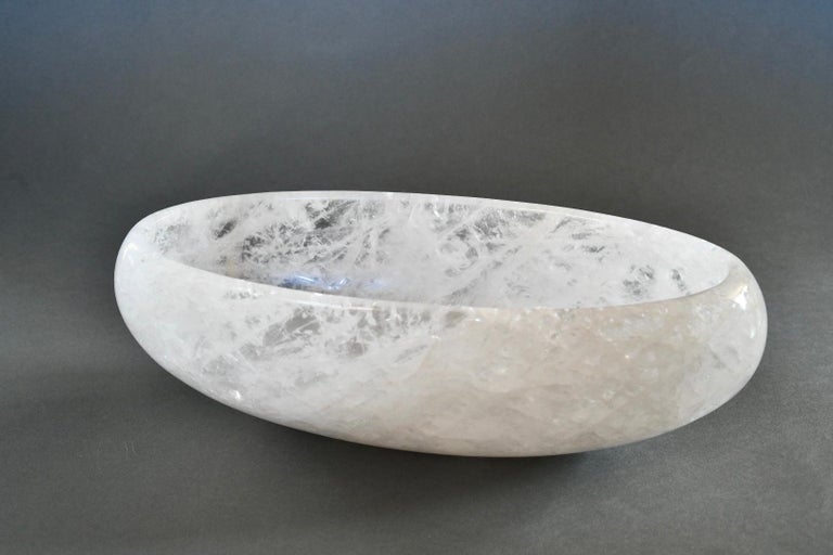 Rock Crystal Centerpiece by Phoenix For Sale at 1stDibs