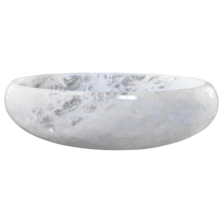 Rock Crystal Centerpiece by Phoenix For Sale at 1stDibs