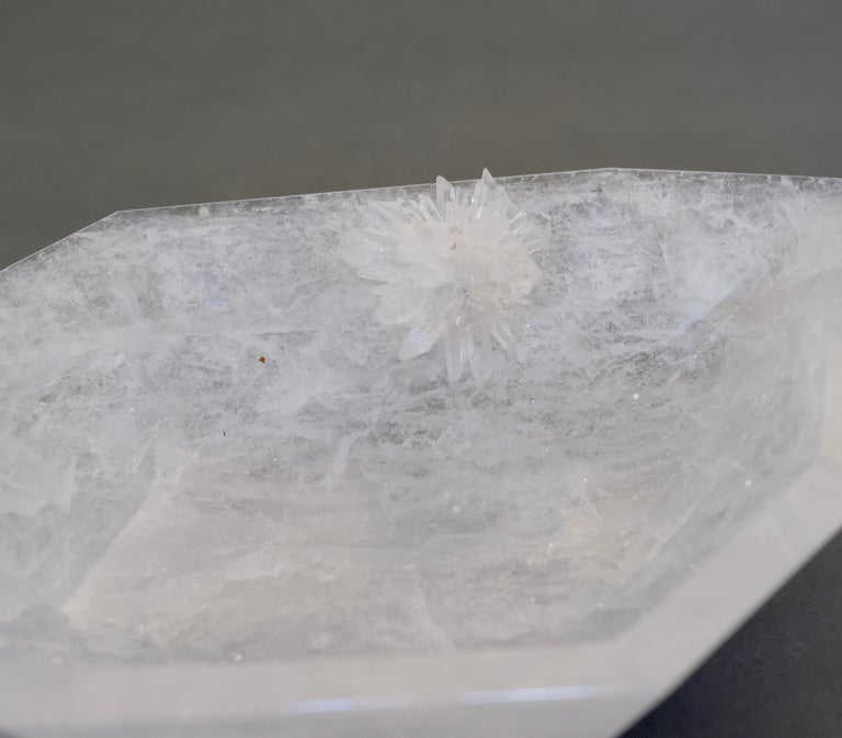 Rock Crystal Centerpieces by Phoenix For Sale at 1stDibs
