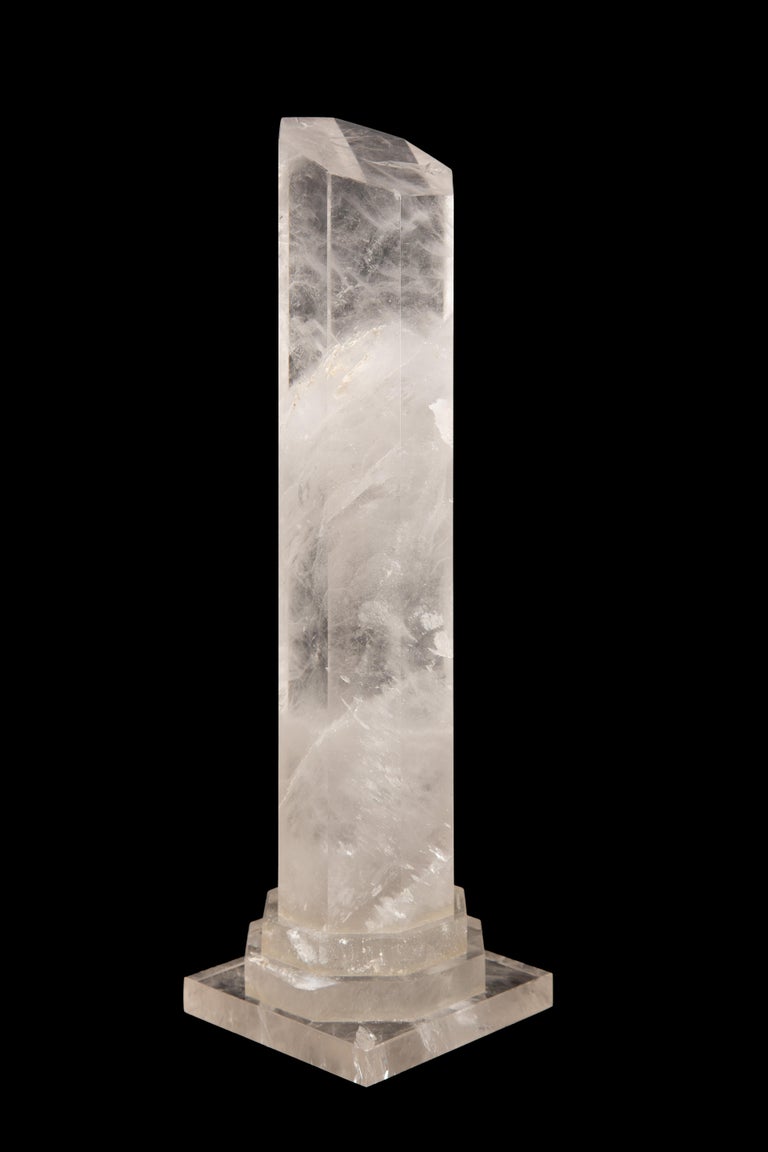 Rock Crystal Column For Sale at 1stDibs