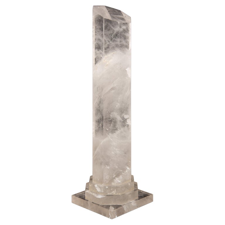 Rock Crystal Column For Sale at 1stDibs
