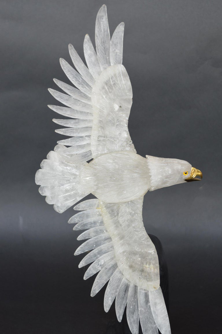 Rock Crystal Eagle For Sale at 1stDibs