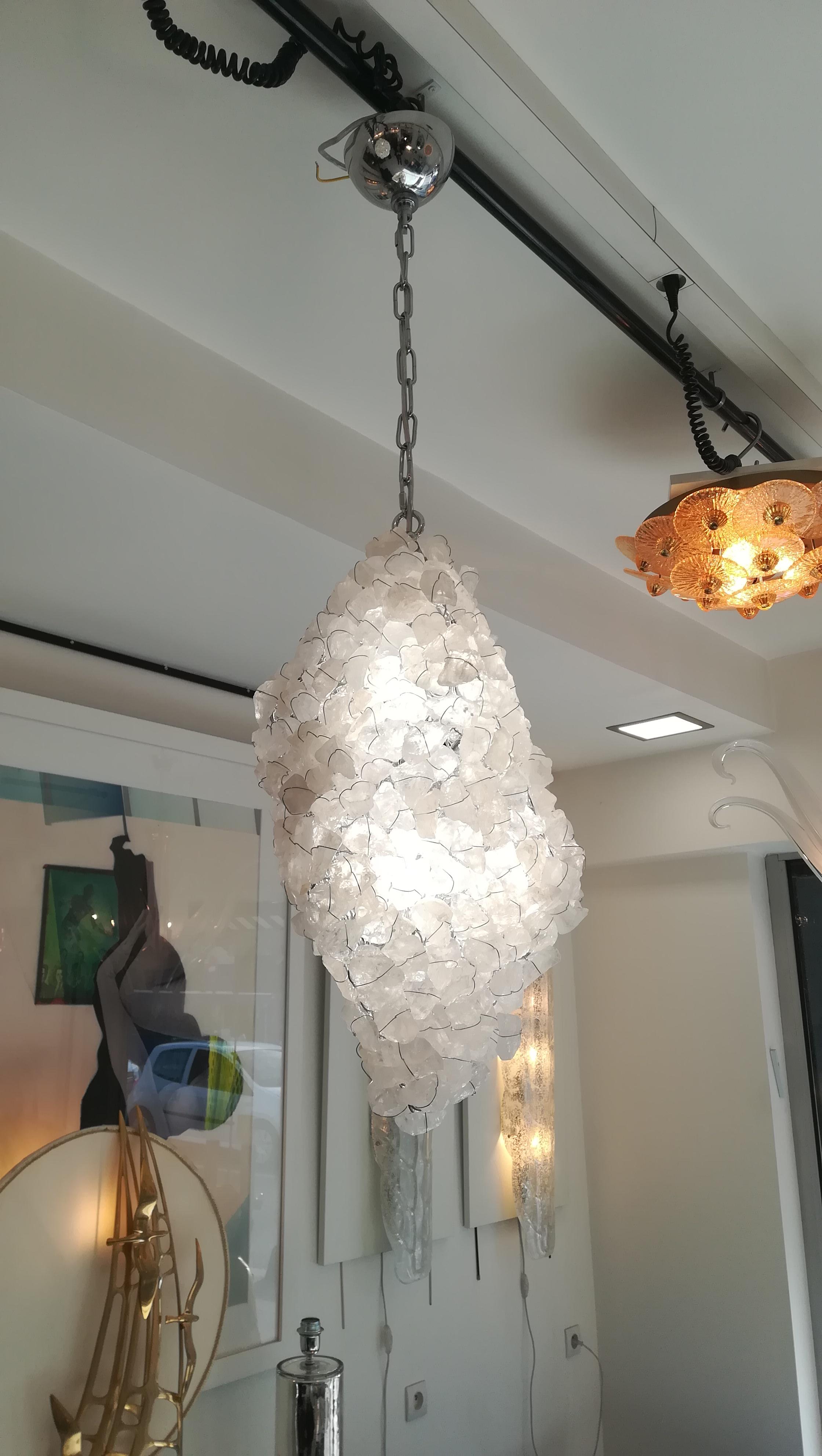 Rock Crystal Pendant at 1stDibs | crystal rock chandelier