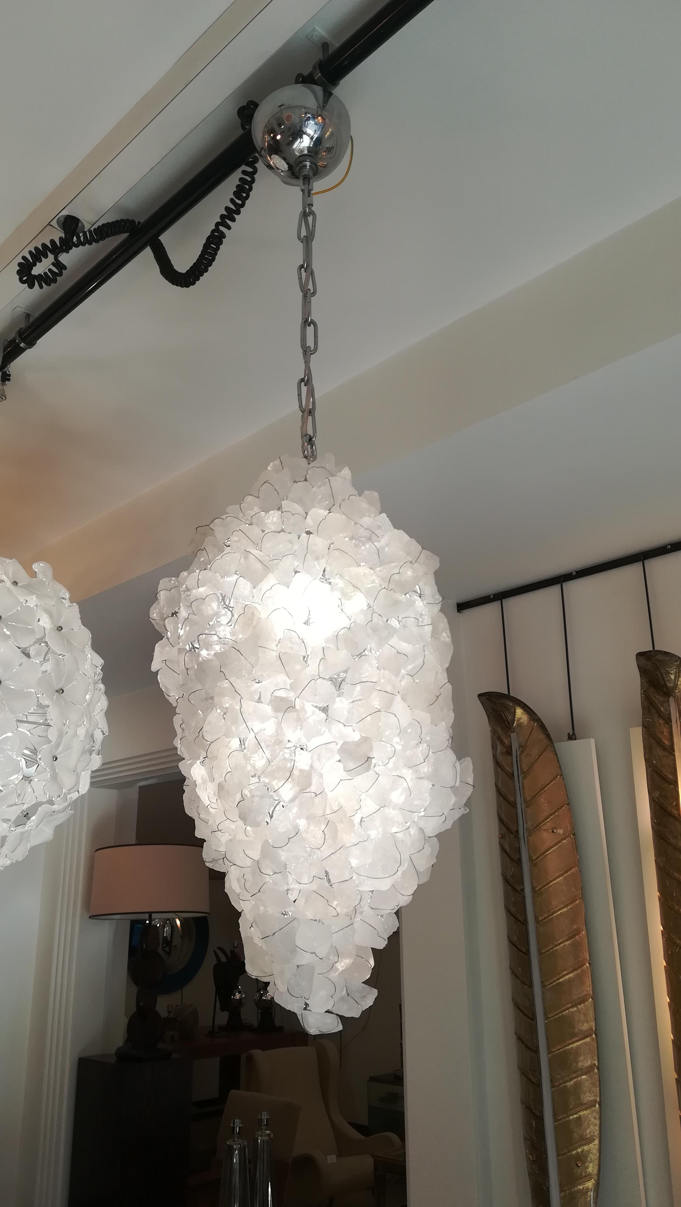 Rock Crystal Pendant at 1stDibs | crystal rock chandelier