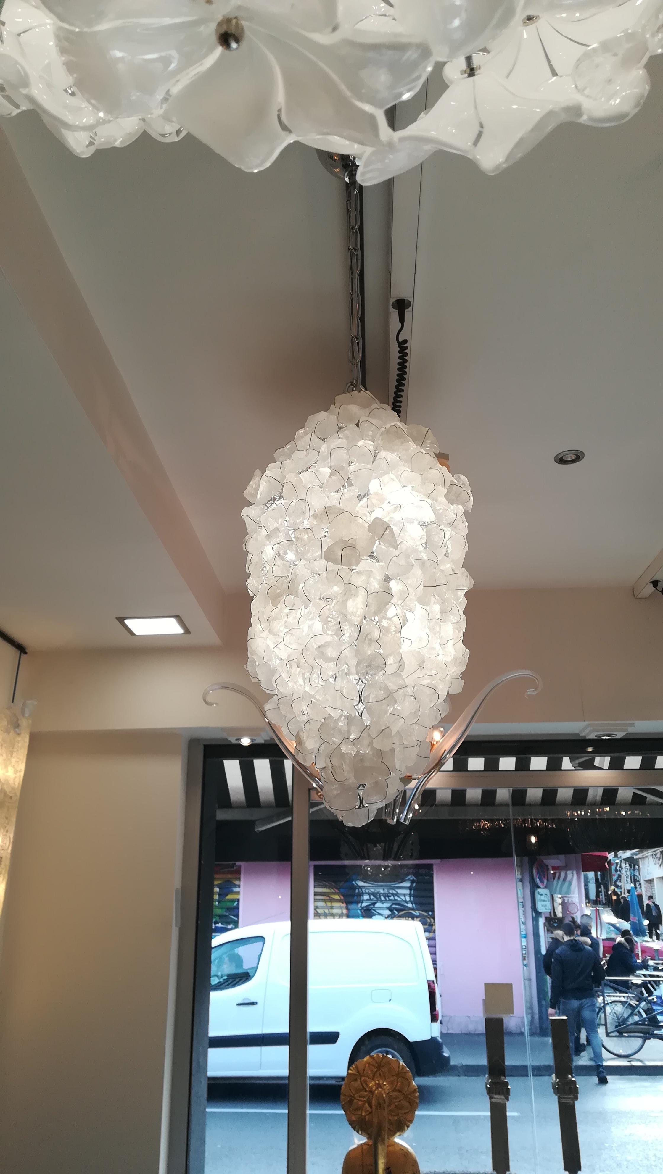 Rock Crystal Pendant at 1stDibs | crystal rock chandelier