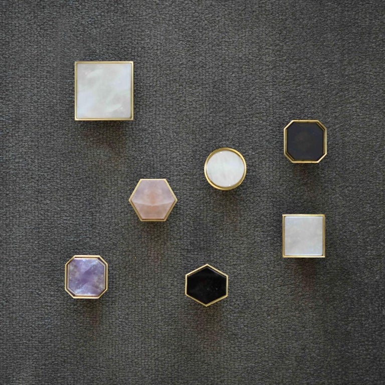 Rock Crystal Quartz Knob by Phoenix For Sale at 1stDibs