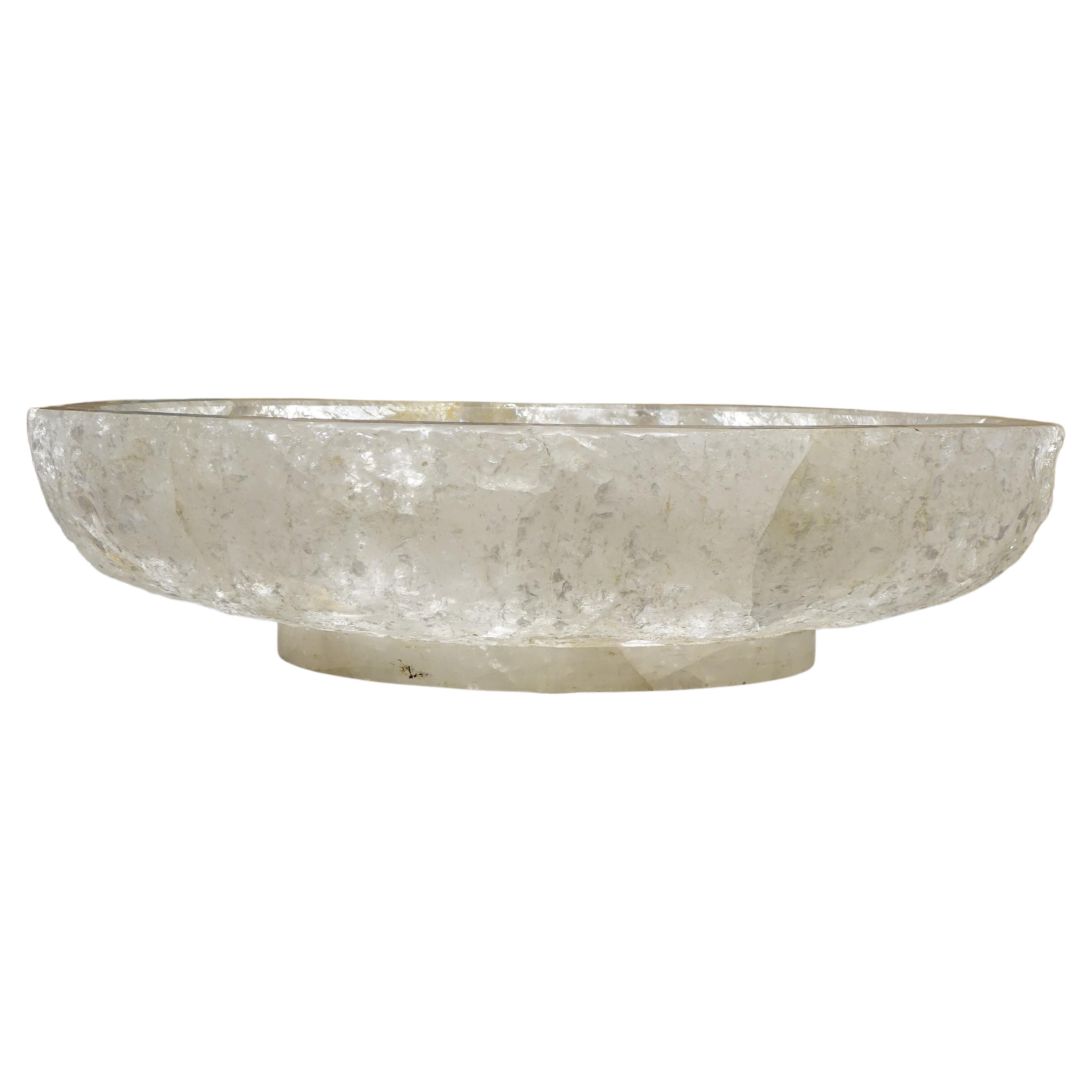 Brazilian Rock Crystal Sink Bowl For Sale at 1stDibs