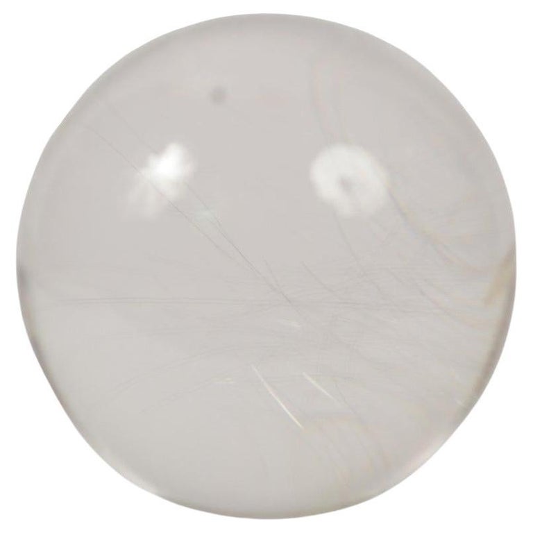 Rock Crystal Sphere Coming from Central America and Carved in the 70s ...