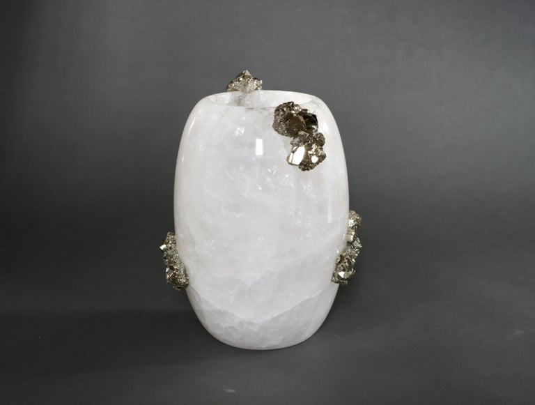 Rock Crystal Vase by Phoenix at 1stDibs