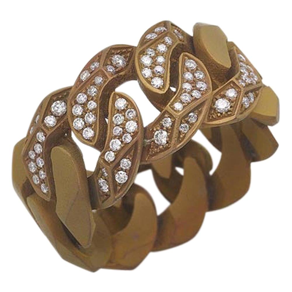 Customizable Rock Diamonds Ring / Purple Titanium For Sale at 1stDibs