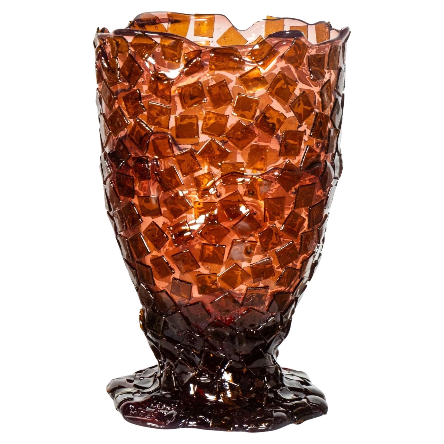 Rock Vase (Large), Clear Blue and Matte Sorbet by Gaetano Pesce For ...