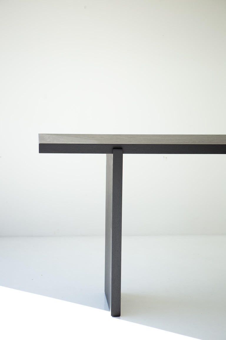 Rockefeller Modern Oak Console For Sale at 1stDibs