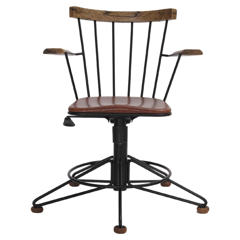 Rocket chair, swivel and height adjustable desk chair with armrests For ...