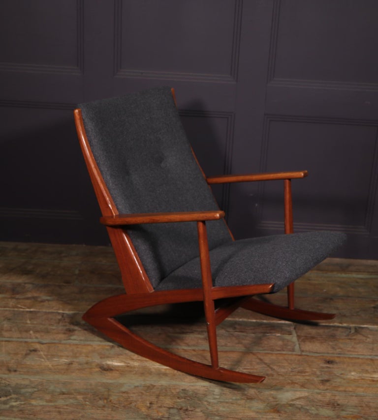 Rocking Chair by Georg Jensen for Kubus at 1stDibs