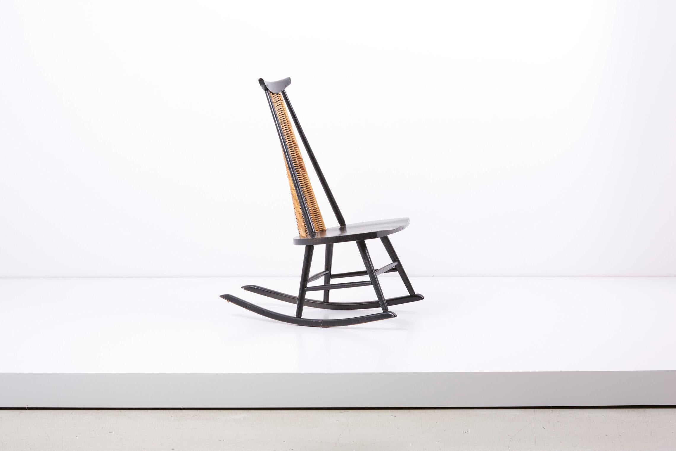 Rocking Chair Dr. No by Ilmari Tapiovaara for Asko, Finland, 1960s For ...