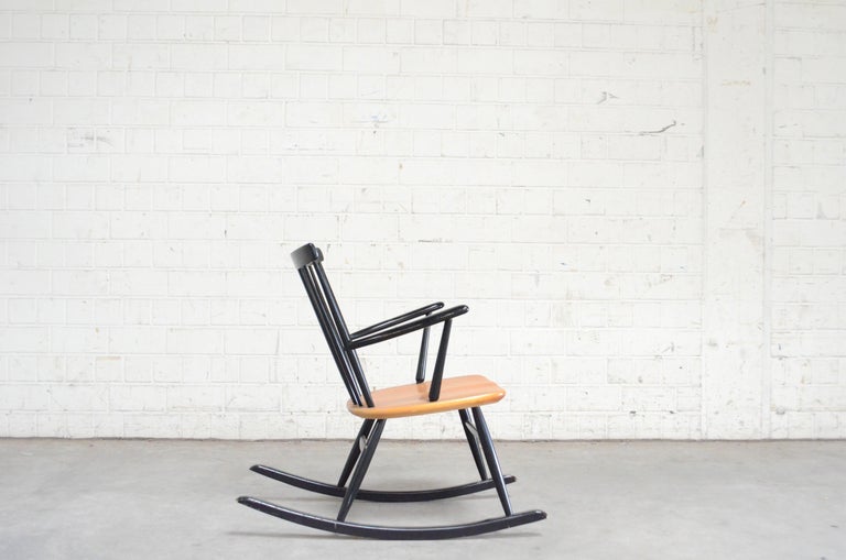 Rocking Chair Rocker Design by Sven Erik Fryklund by Hagafors at 1stDibs