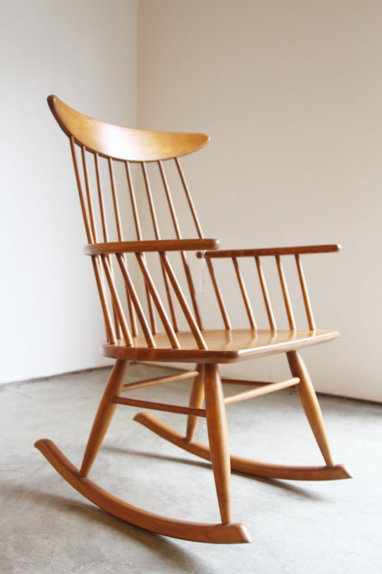 Rocking Chair Spindle Back Made by Conant Ball at 1stDibs | conant ball ...