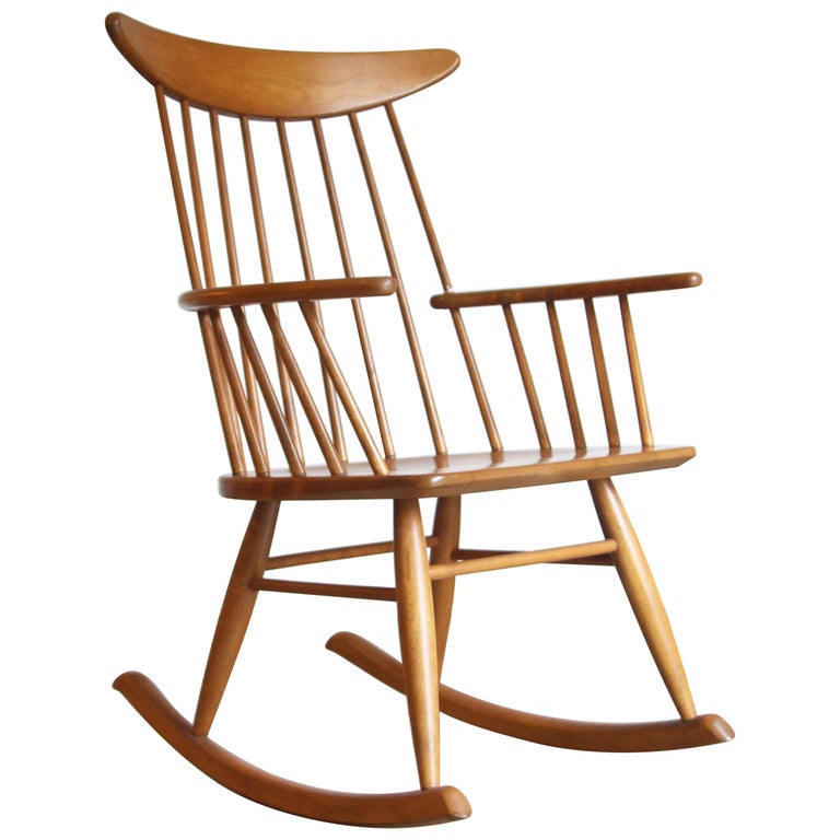 Rocking Chair Spindle Back Made by Conant Ball at 1stDibs | conant ball ...