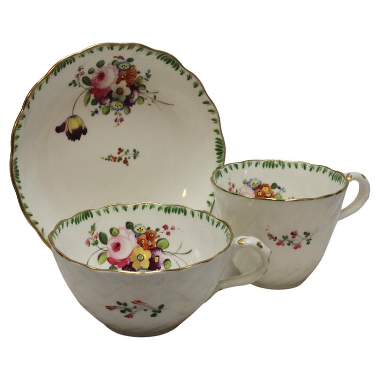 Rockingham hand painted trio pattern 958 For Sale at 1stDibs