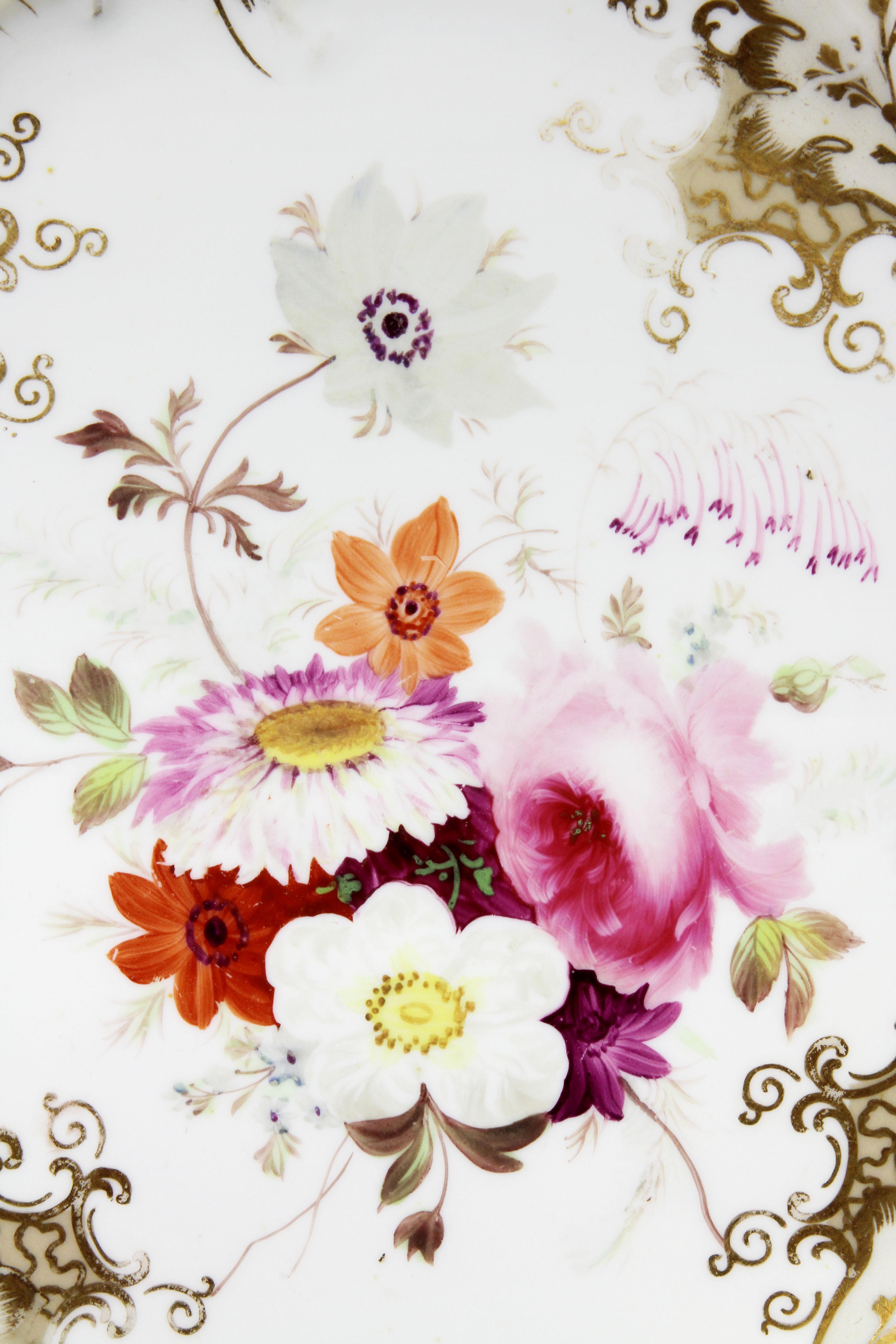 Rockingham Porcelain Dessert Set at 1stDibs