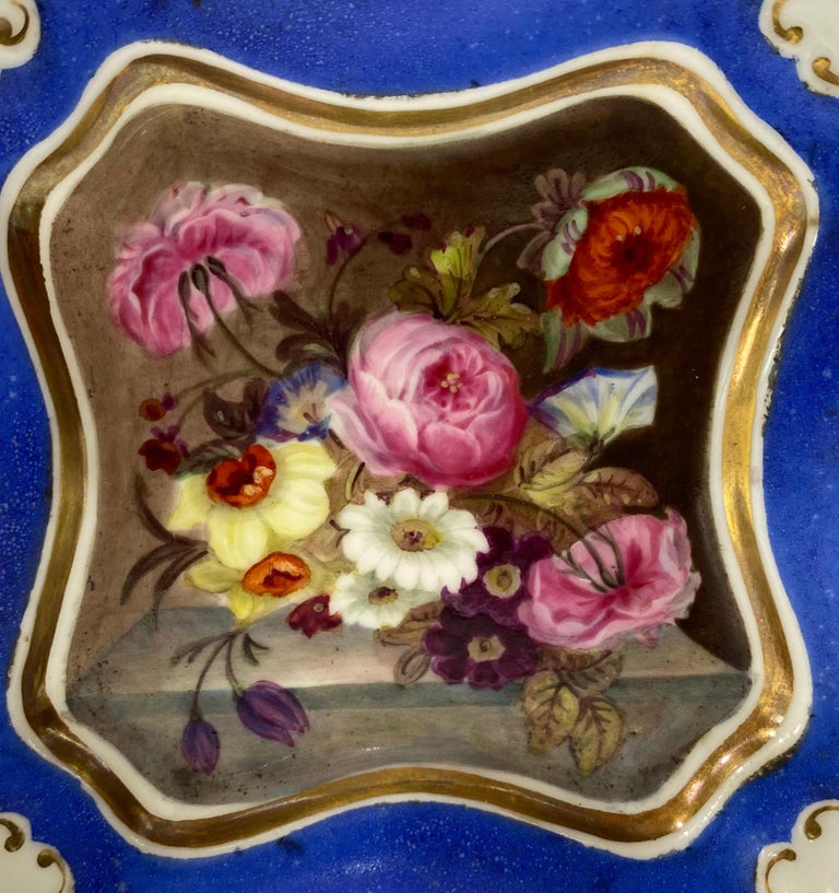 Rockingham Porcelain Pin Tray, c. 1835 at 1stDibs